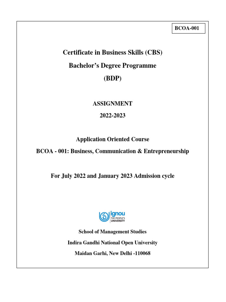 Bcoa 001 | PDF | Entrepreneurship | Swot Analysis Bcoa 001 | PDF | Entrepreneurship | Swot Analysis
