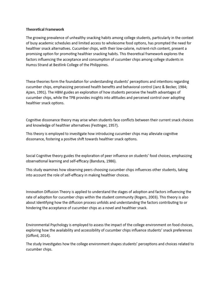 Theoretical Framework 2 | PDF | Behavior | Self Efficacy