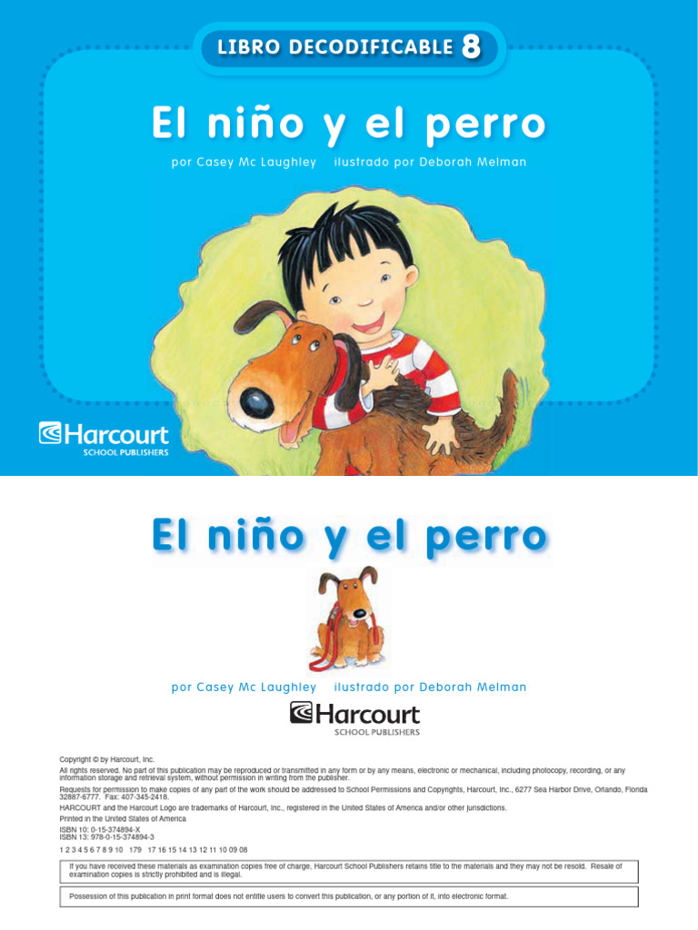Libro - Decodificable - 8 El Niño y El Perro | PDF