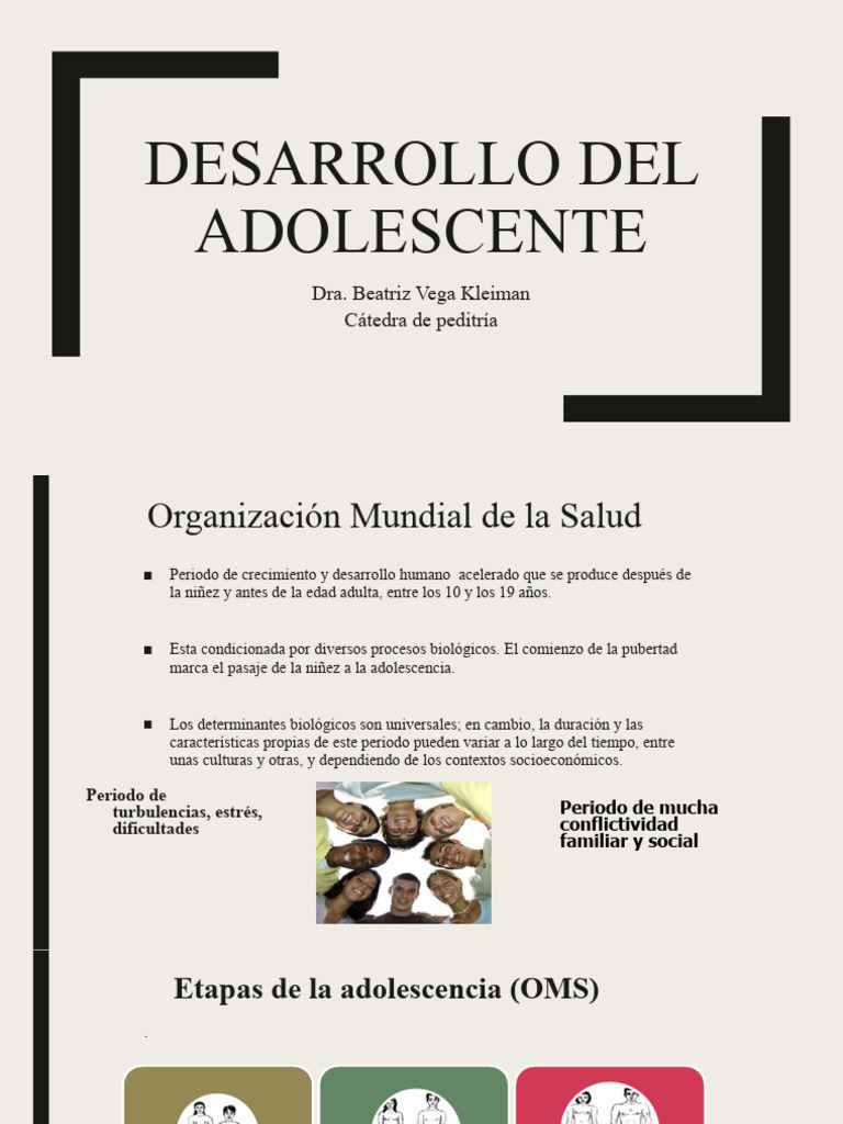 Desarrollo Del Adolescente | PDF | Adolescencia