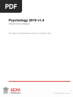 Psychology ATAR Year 11 Syllabus For Teaching From January 2025 | PDF ...