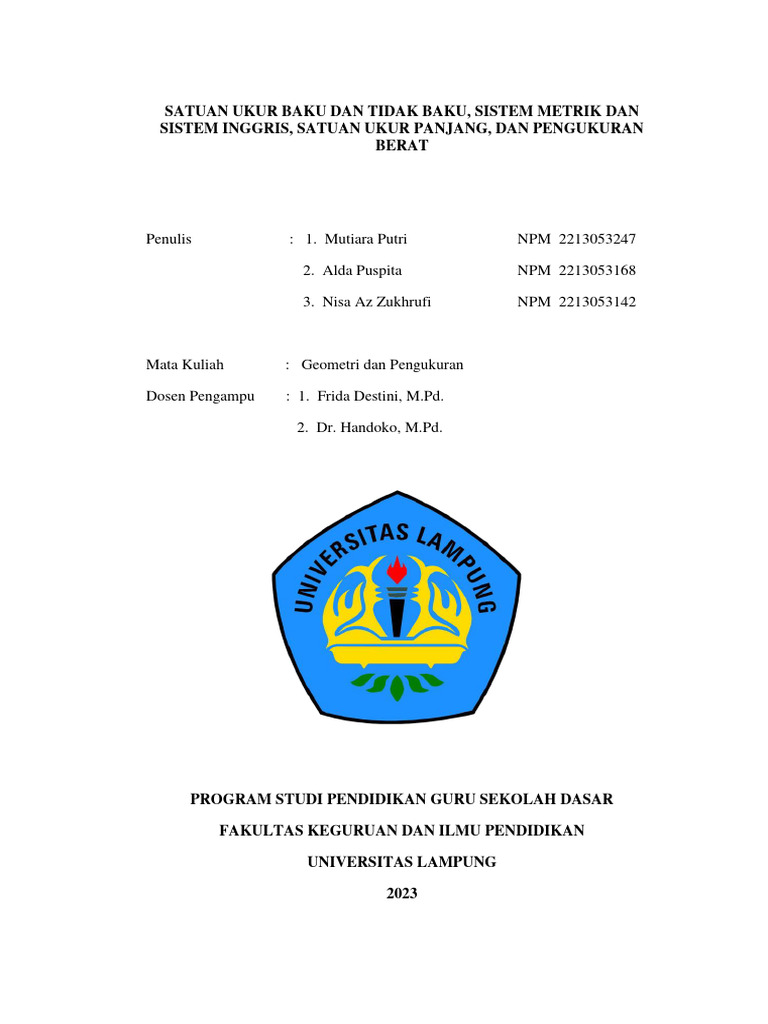 Satuan Ukur Baku Dan Tidak Baku, Sistem Metrik Dan Sistem Inggris ... Satuan Ukur Baku Dan Tidak Baku, Sistem Metrik Dan Sistem Inggris ...