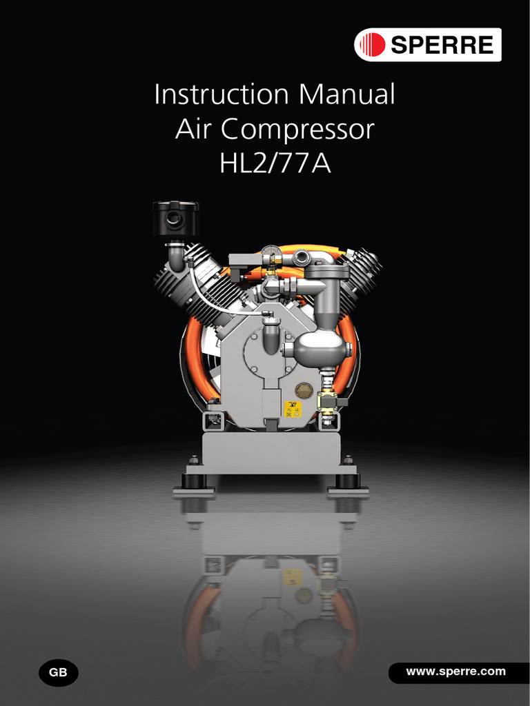 Instruction Manual HL2-77A Starting Comp | PDF | Piston | Valve