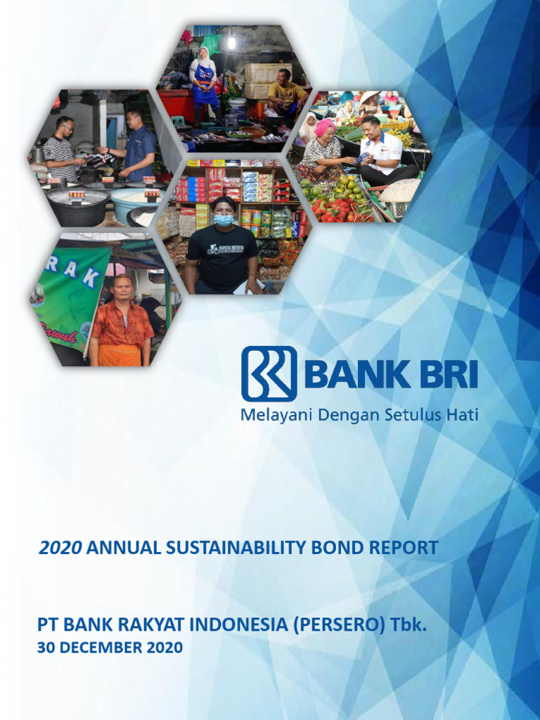 Bank BRI Annual Sustainability Bond Report 2020 | PDF | Sustainability ...
