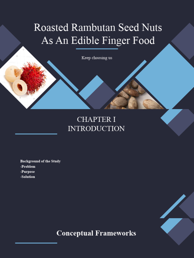 Edibility of Roasted Rambutan Seed Nuts | PDF | Survey Methodology ...