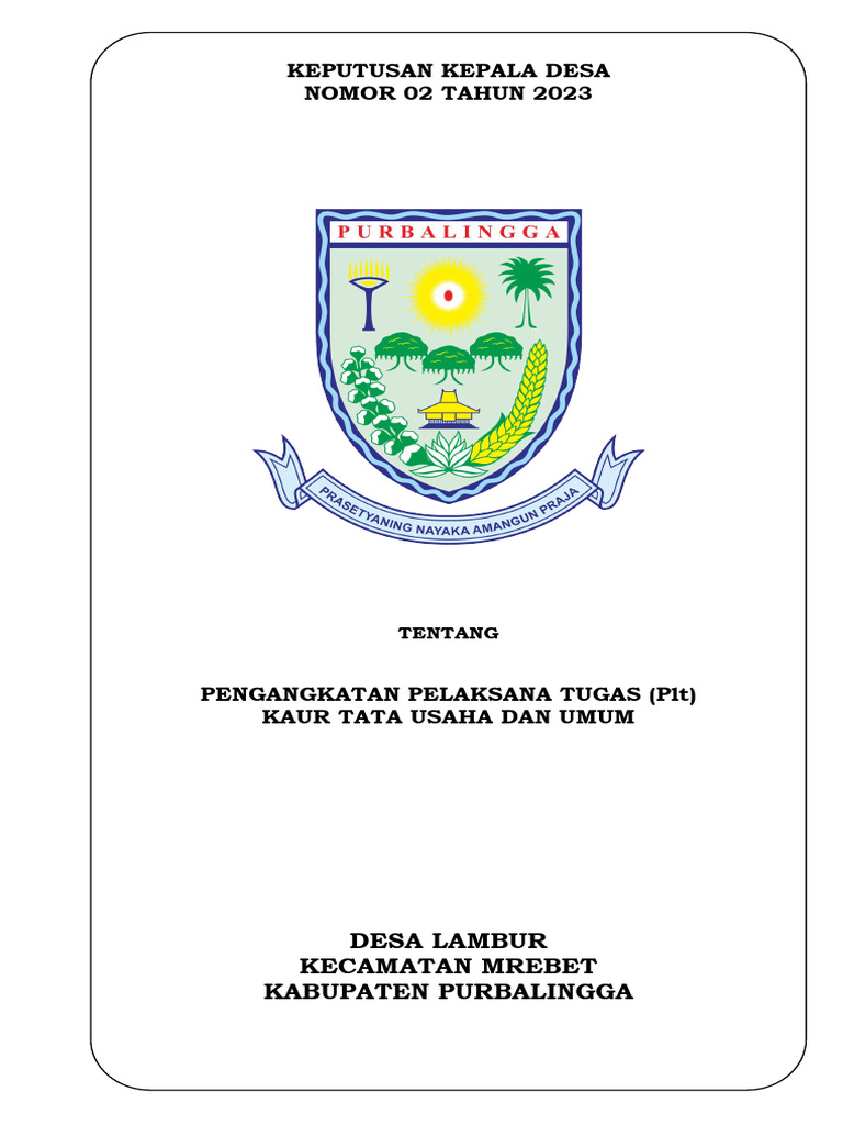 SK 02 2023 SK PLT Kaur Umum | PDF