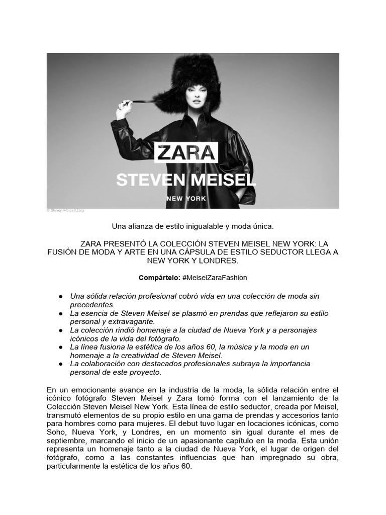 © Steven Meisel - Zara | PDF | Moda | Las artes