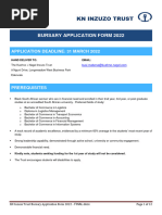 SRC Trust Fund - Application Form | PDF