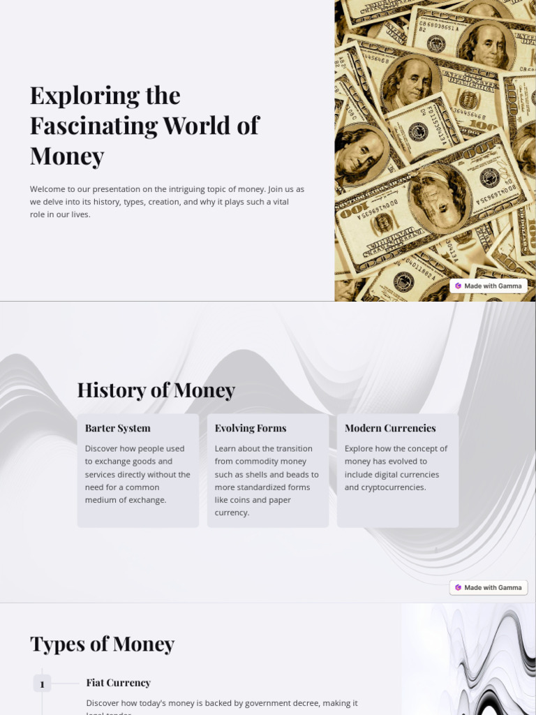 Exploring The Fascinating World of Money | PDF | Money | Currency