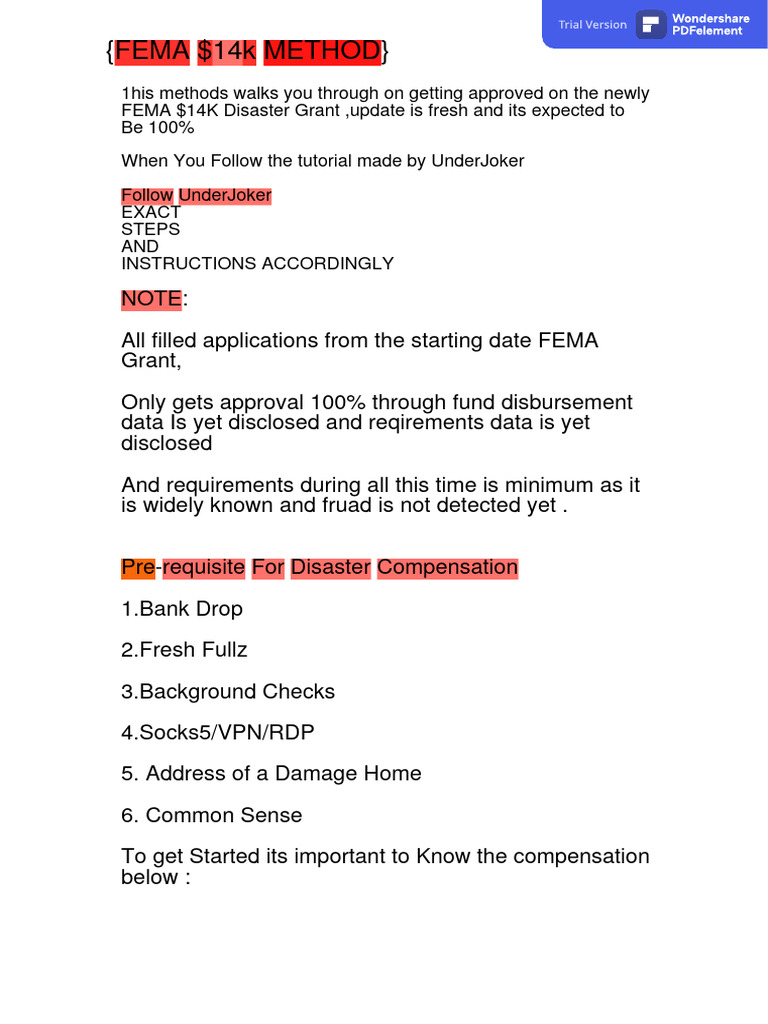(Fema $14K TuTorial | PDF | Federal Emergency Management Agency | Computing