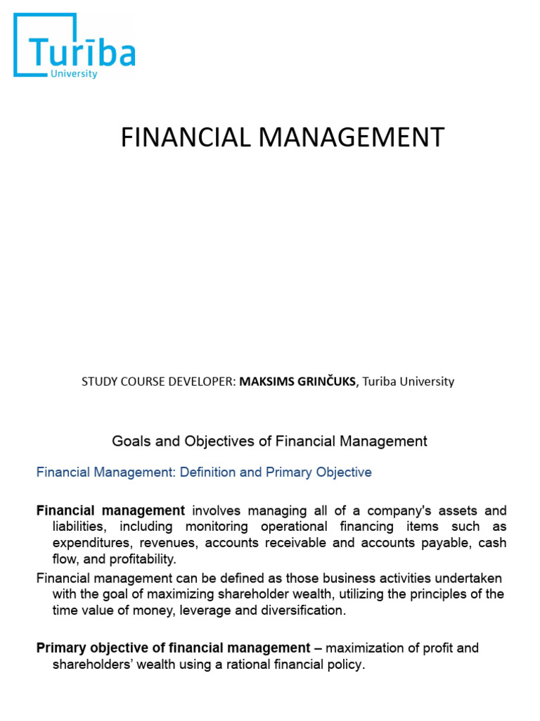 Financial Management BATIS 2022 4 | PDF | Present Value | Interest