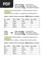 Notatka Present Simple | PDF