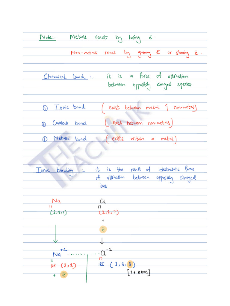Chemical Bonding and Structure | PDF | Chemical Bond | Chemical Compounds