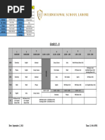 Timetable - Grade 8 | PDF