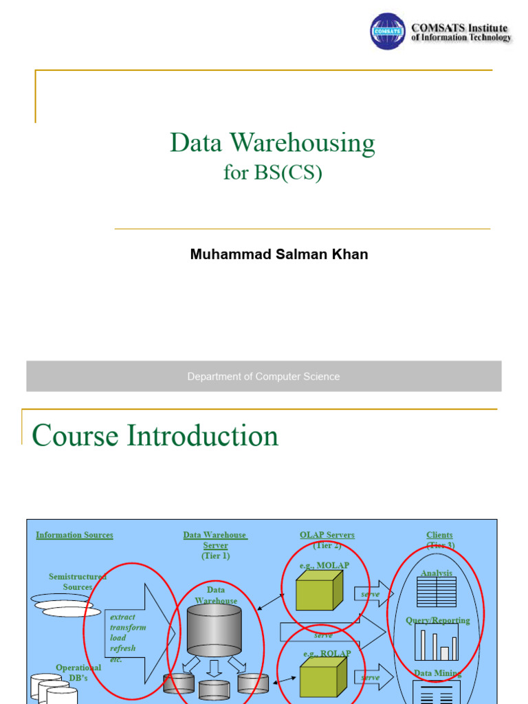 Data Warehousing Overview for BS(CS) | PDF | Data Warehouse | Systems ...