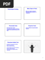 Types of Psychological Tests | PDF | Intelligence Quotient | Psychology