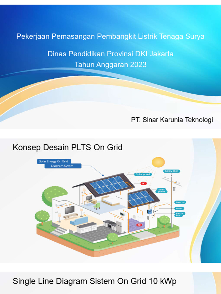 Presentasi Sistem PLTS | PDF