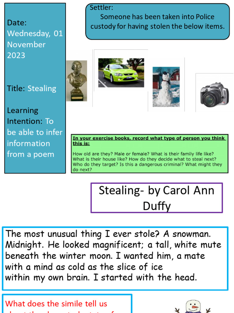 Stealing | PDF | General Fiction
