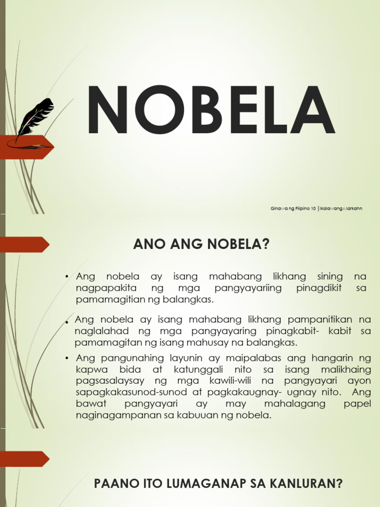 Aralin 3.a - Ang Matanda at Ang Dagat Ni Earnest Hemingway 1 | PDF