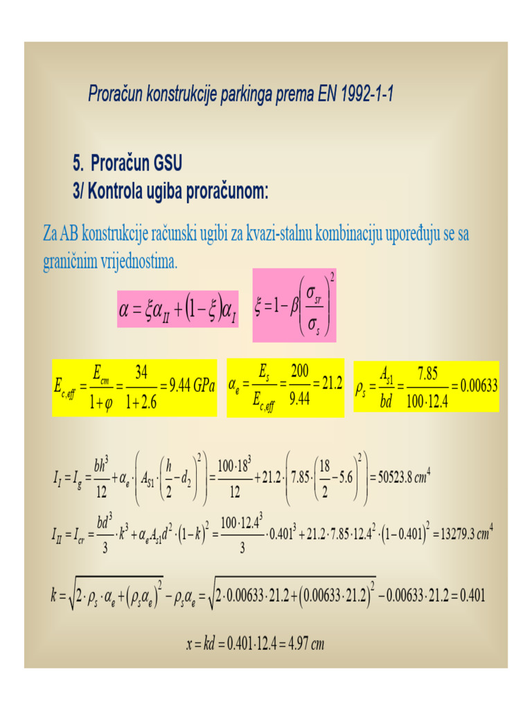 Primjer-Ugibi I Prsline | PDF