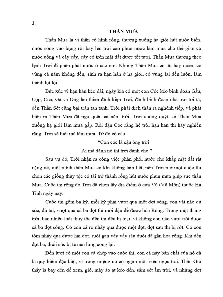 Than Mua Va Than Lua | PDF