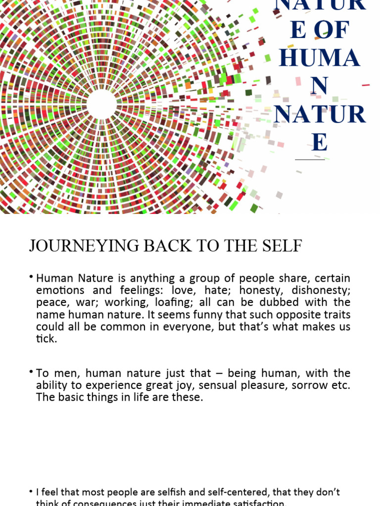 The Nature of Human Nature | PDF | Id | Cognitive Psychology