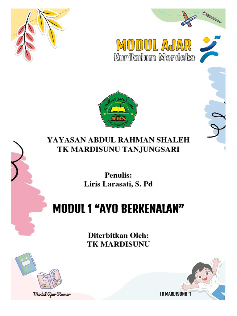 Modul Ajar Perkenalan Anak TK | PDF