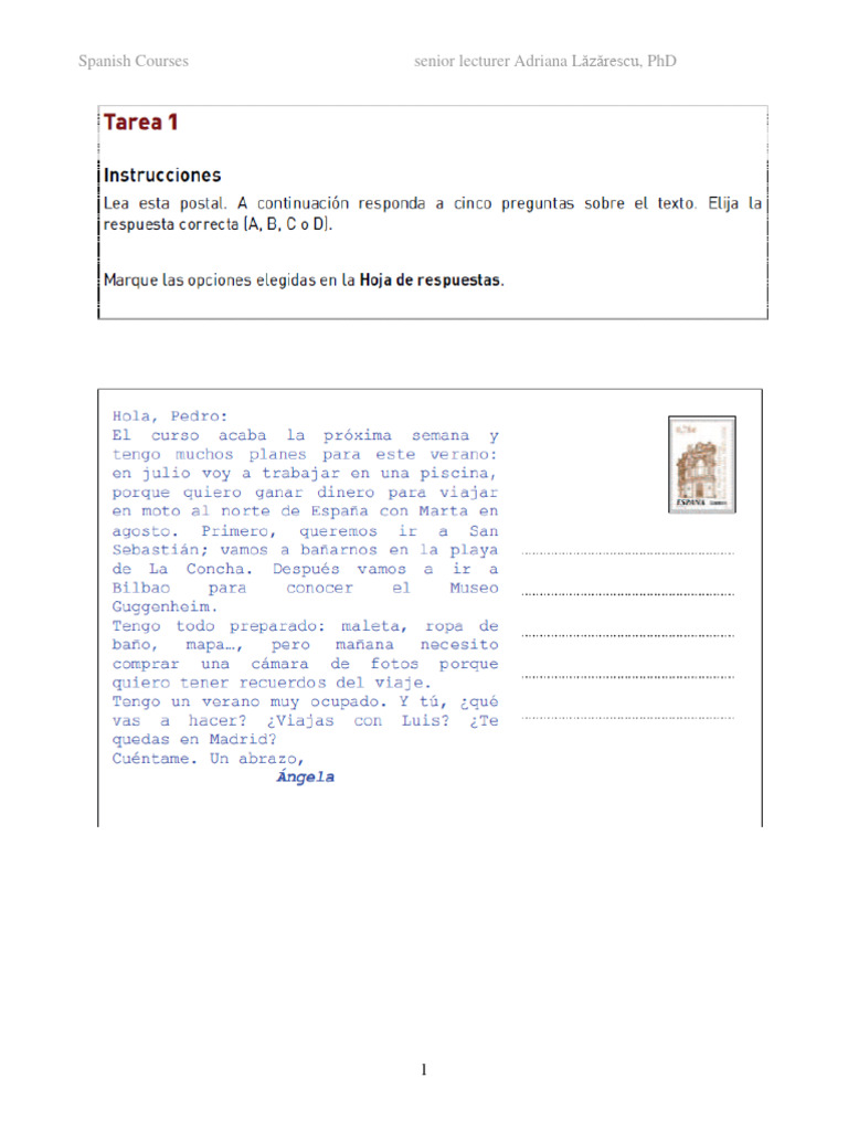 C11 - Comprensión de Lectura y Comprensión Auditiva | PDF