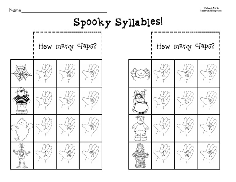 Fun with Spooky Syllables | PDF