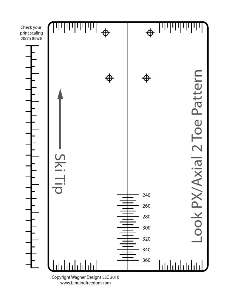 Look PX/Axial 2 Mounting Template | PDF