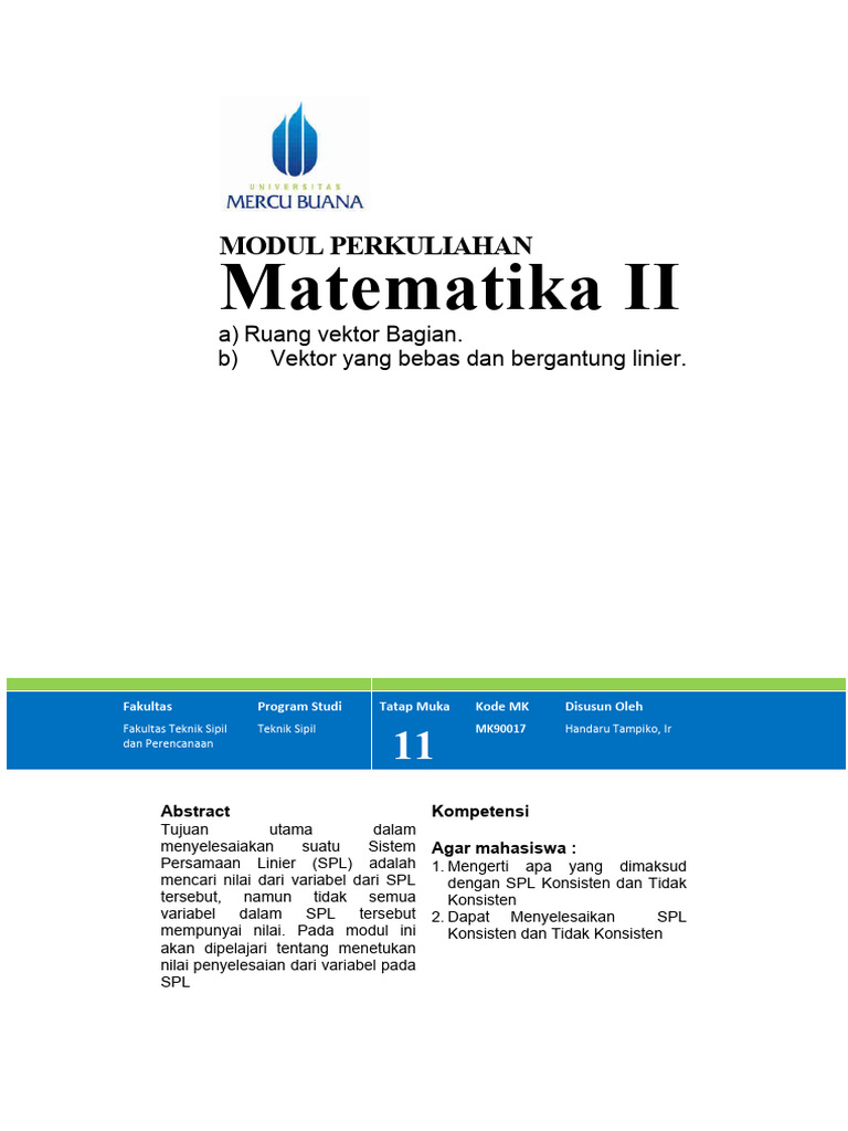 Modul-10. MTK II | PDF