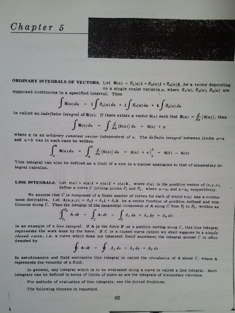 Chapter 5 Vector Integration | PDF