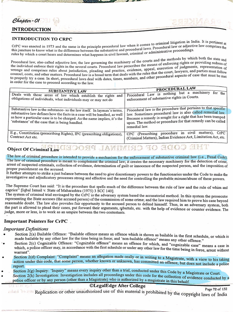 CRPC & Evidence | PDF