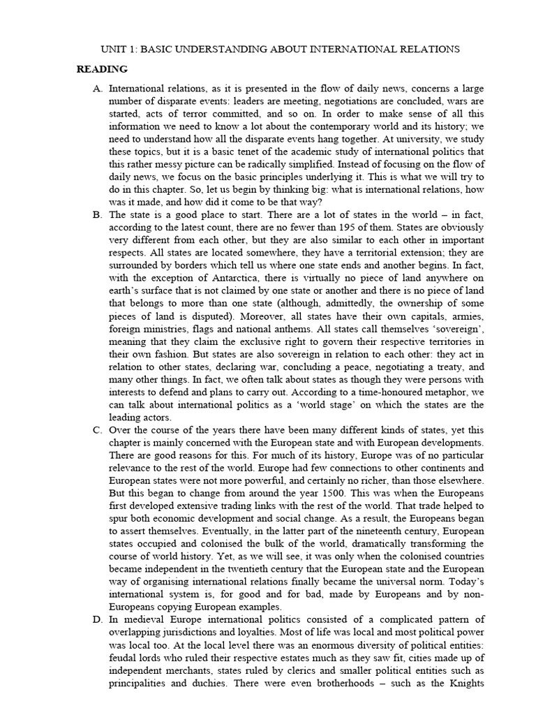 Reading Unit 1 | PDF | Holy Roman Empire | Pope