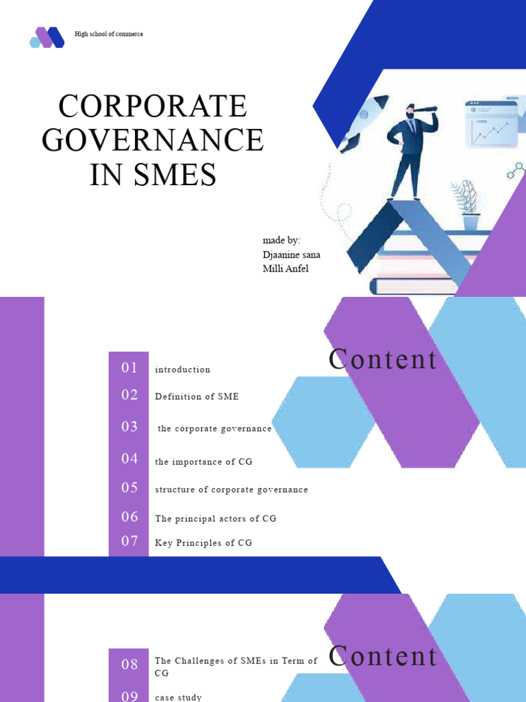 Corporate Governance in SMEs | PDF | Small And Medium Sized Enterprises ...