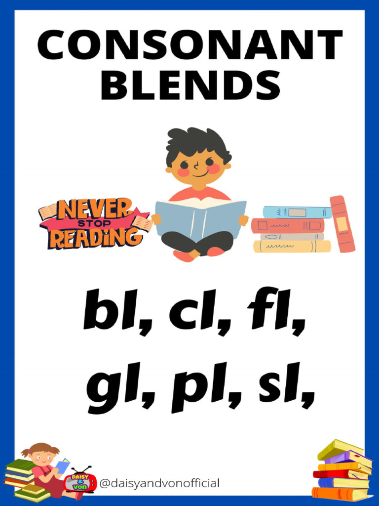 Consonant Blends Reading Materials | PDF