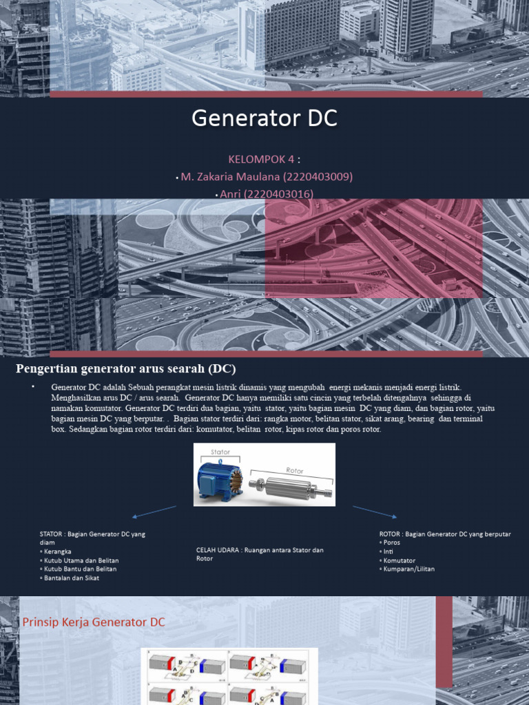 Generator DC | PDF