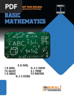 Basic Mathematics 1st Sem | PDF