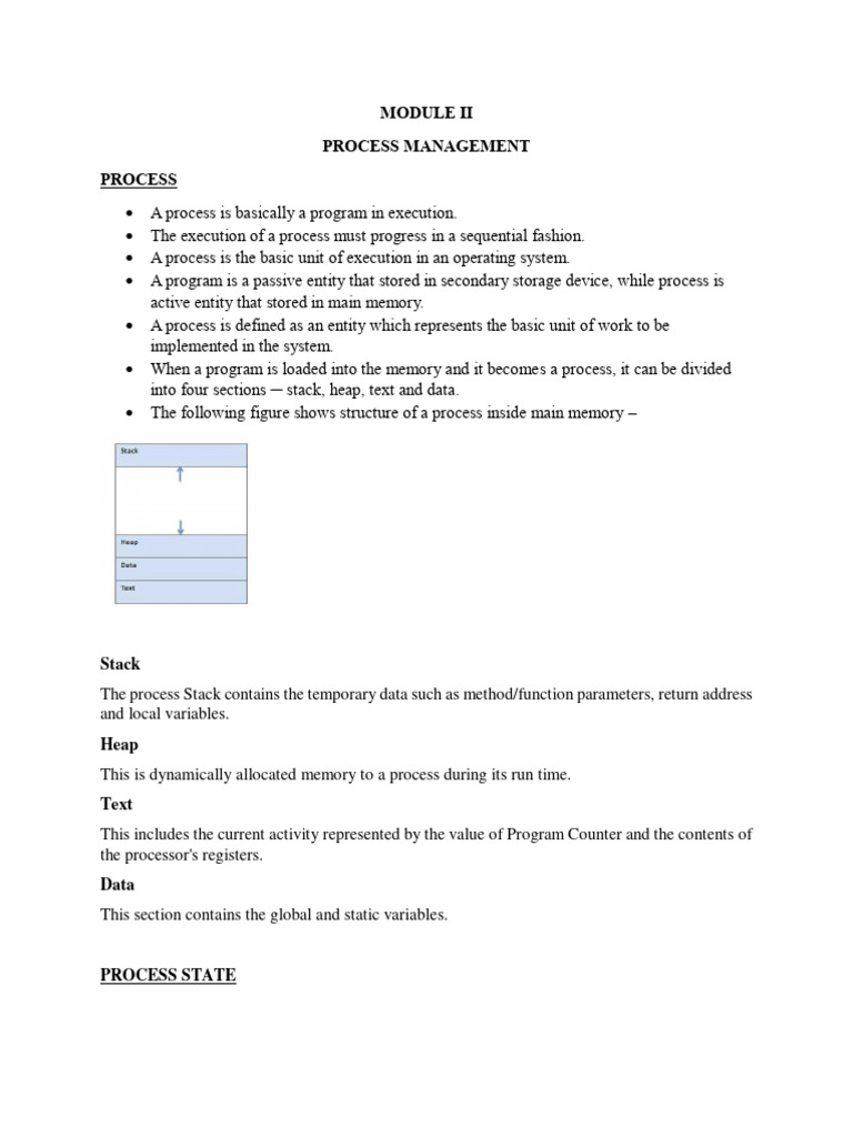 OS MODULE II | PDF | Scheduling (Computing) | Process (Computing)