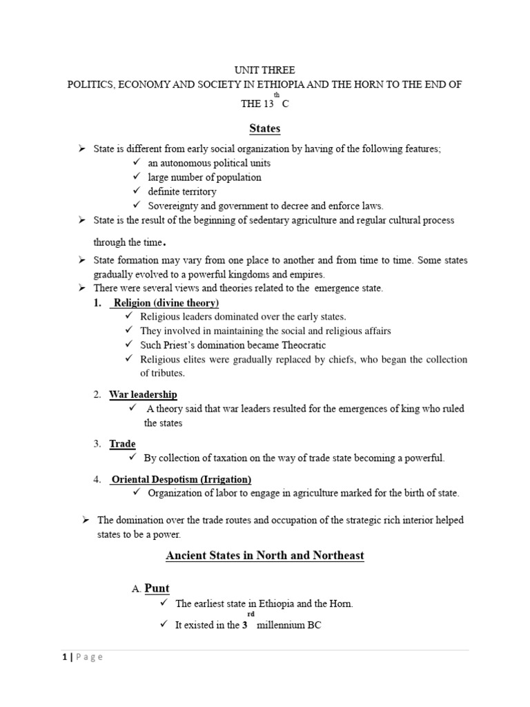 Review Note of Chapter Three | PDF