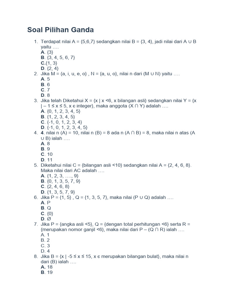 Contoh Soal Mat Kelas 7 | PDF | Metode & Bahan Ajar | Komputer