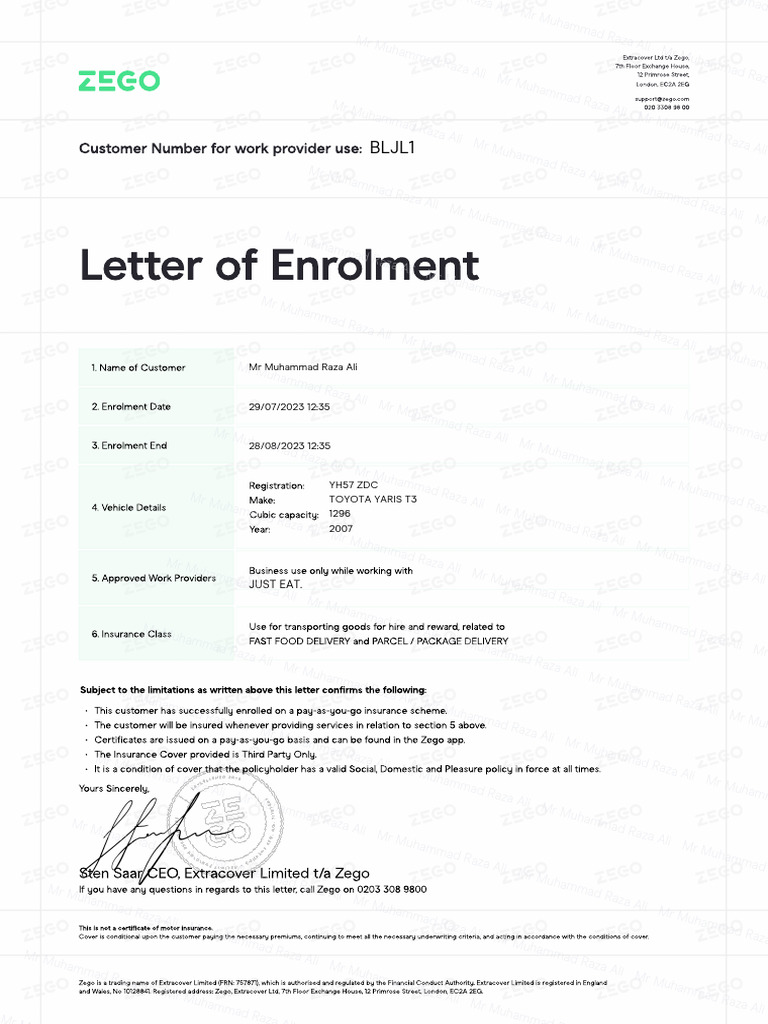 Just Eat August | PDF | Insurance | Business Law