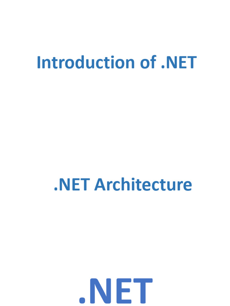Net Architecture Net Ambition Amit Sagu Pdf Computing Computer Programming