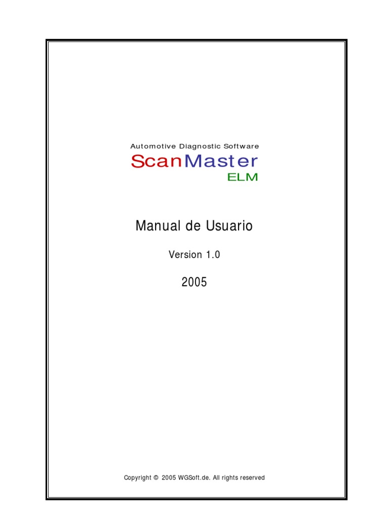 Manual Scan Master | PDF | Informática | Ingeniería Informática