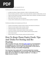 Baking Pastry Vocabulary | PDF | Breads | Dough