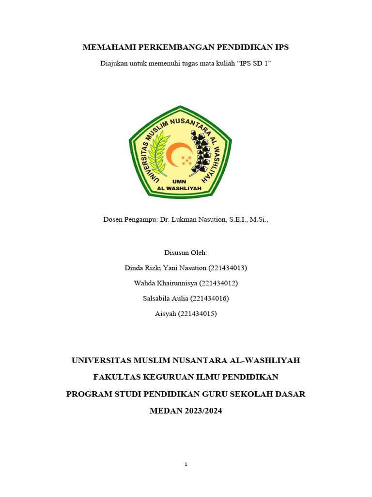 Perkembangan Pendidikan IPS di Indonesia | PDF