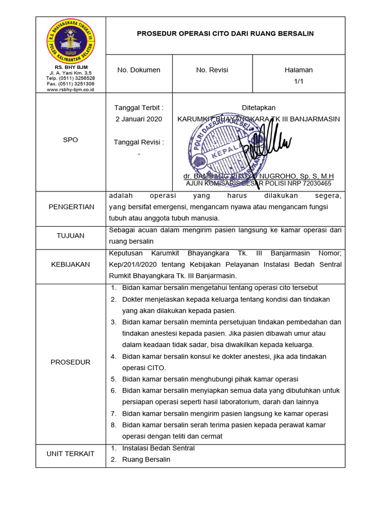 Spo Cito Dari VK | PDF | Hukum