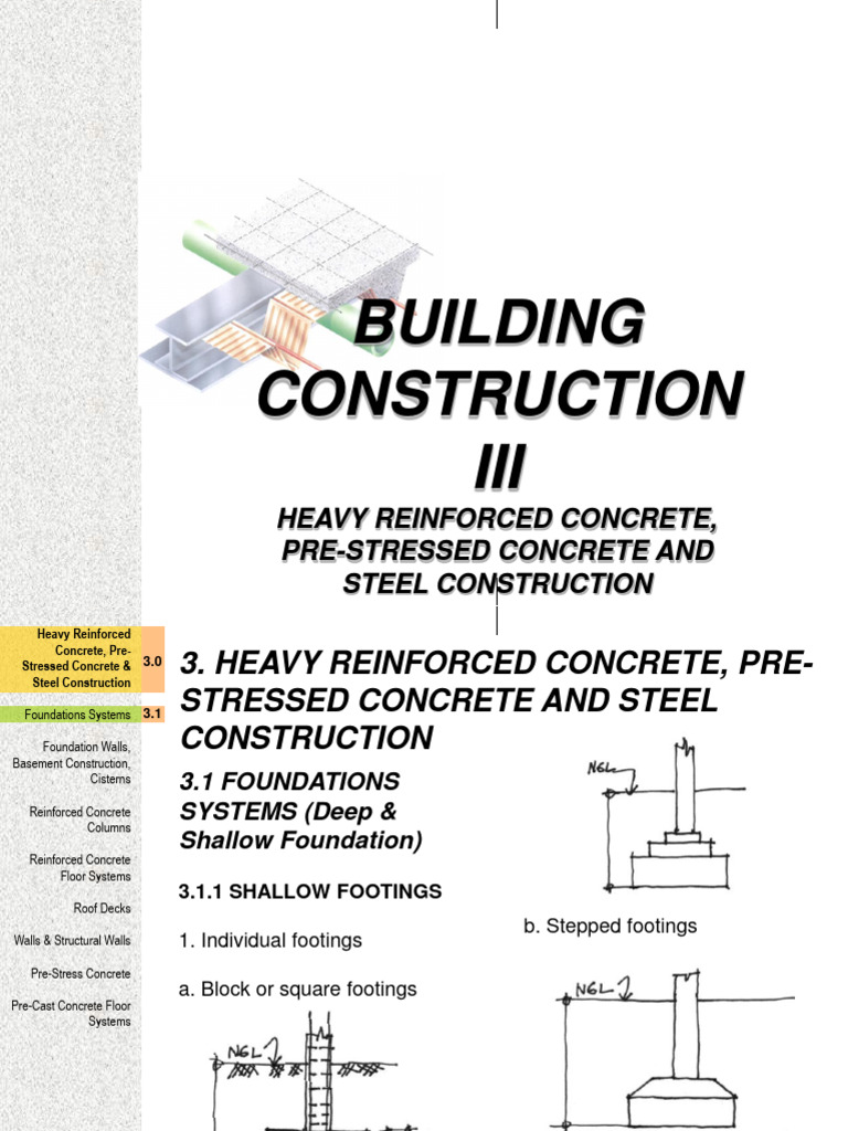 1-BUILDING-CONST-3 | PDF | Deep Foundation | Foundation (Engineering)