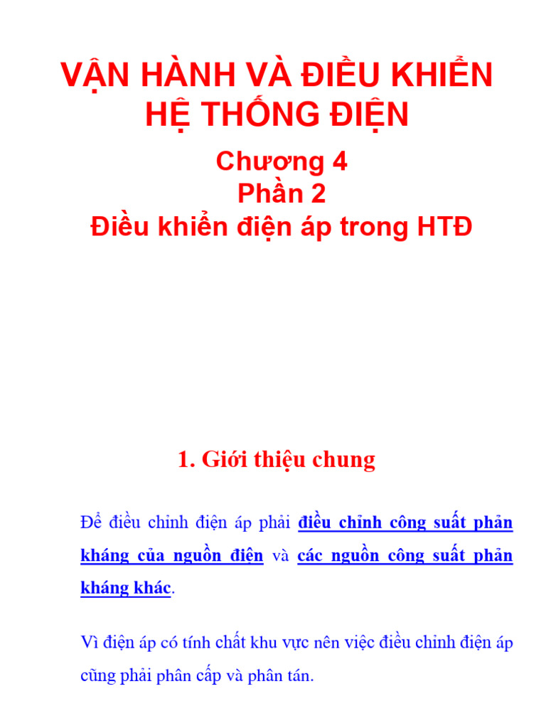 VHDK HTD - Chuong 4.2 - Cong Tac Van Hanh Nang Cao CLD - PD - 2 | PDF