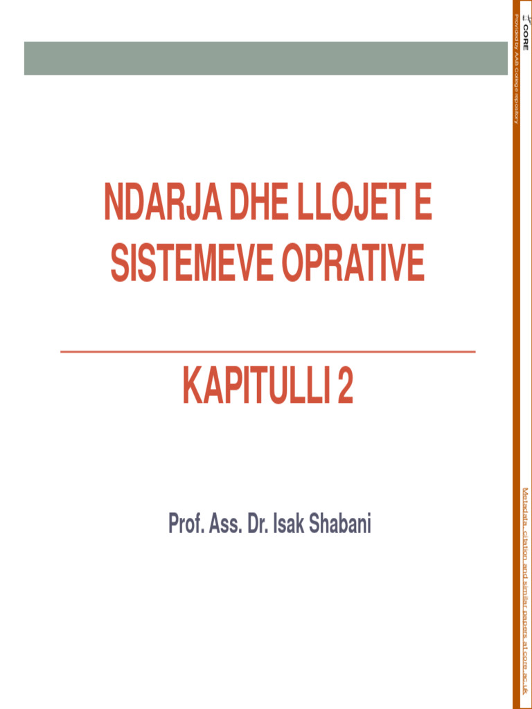 Sistemet Operative | PDF